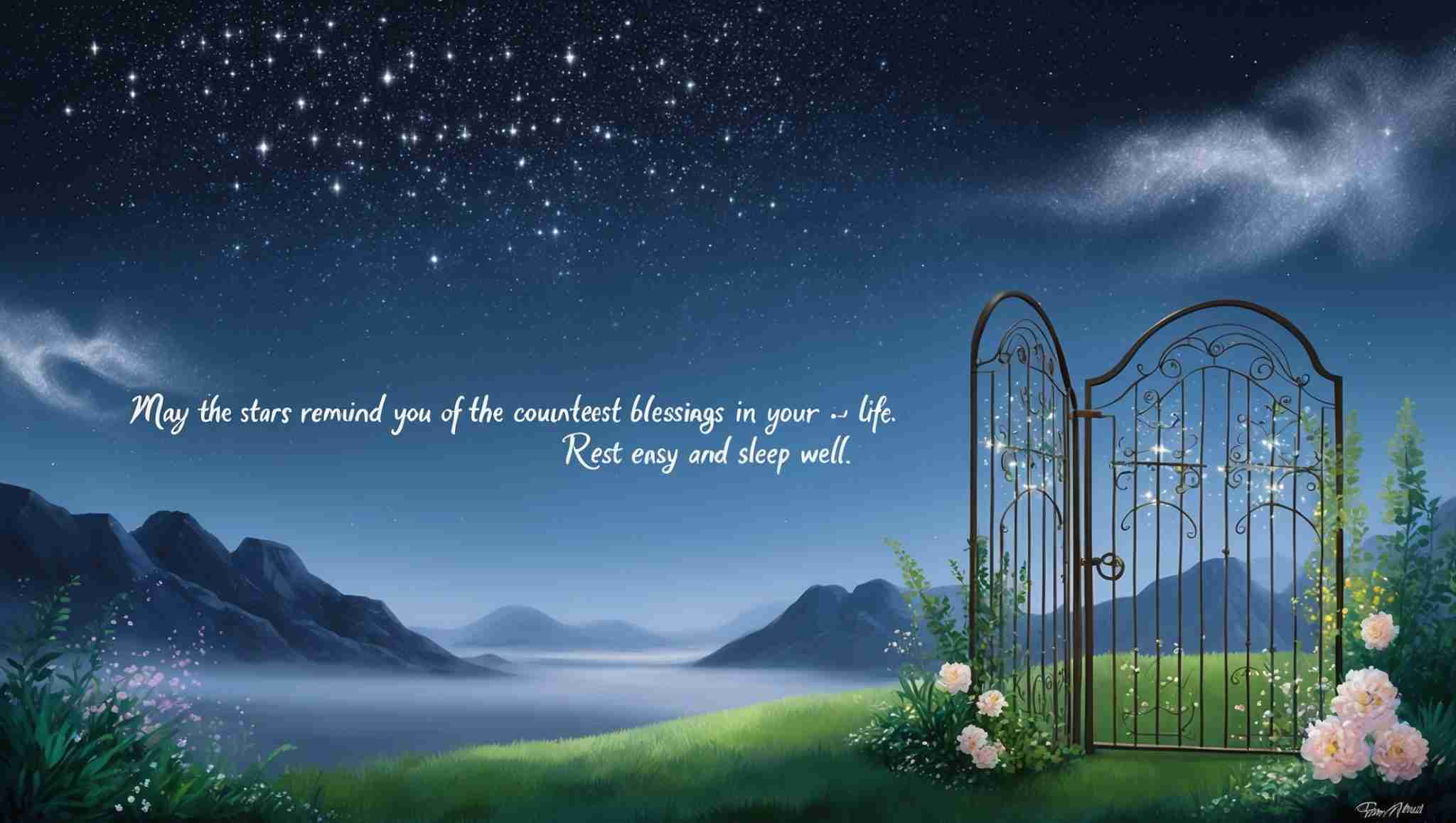 30 Good night blessings and images for your peace - Blessings For me